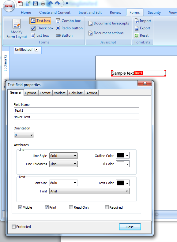 Edit Form Fields In Pdf